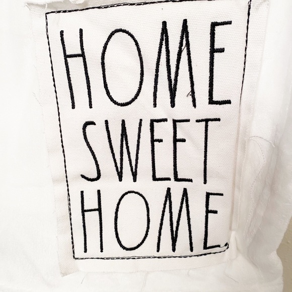 Rae Dunn | Bedding | Rae Dunn Plush Throw Home Sweet Home Patch | Poshmark